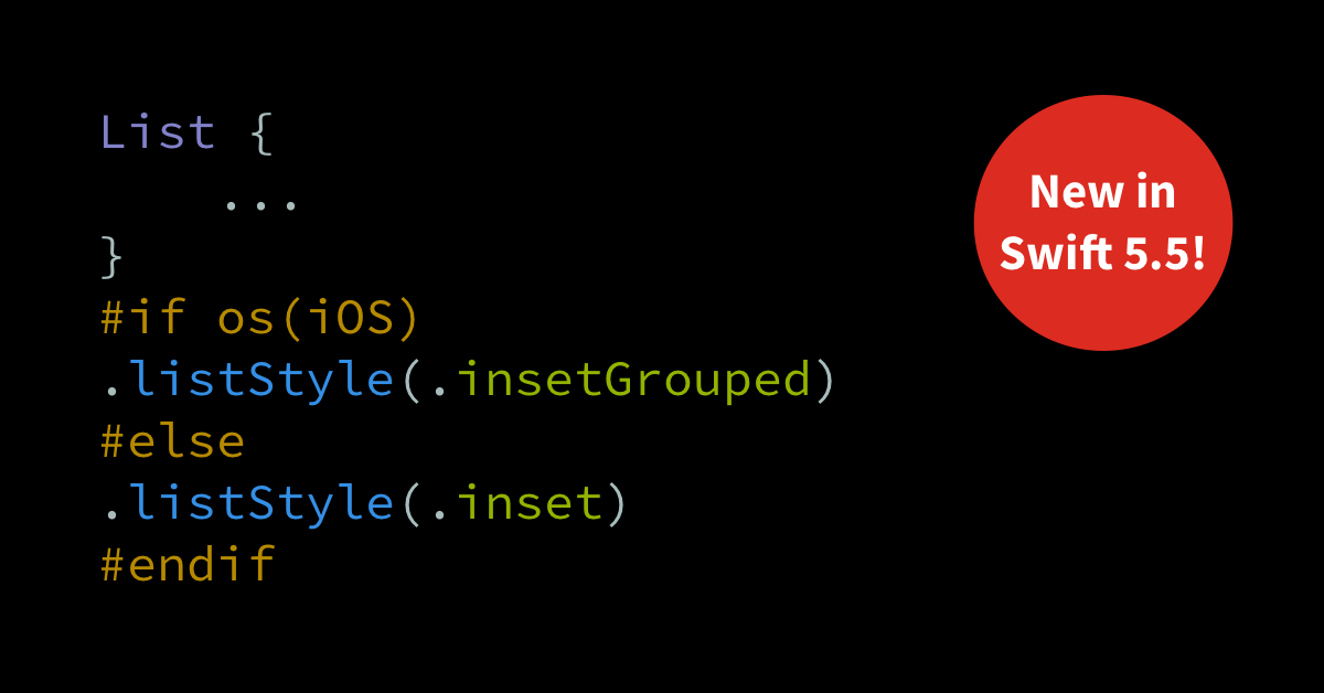 Conditional Compilation Within Swift Expressions Swift By Sundell