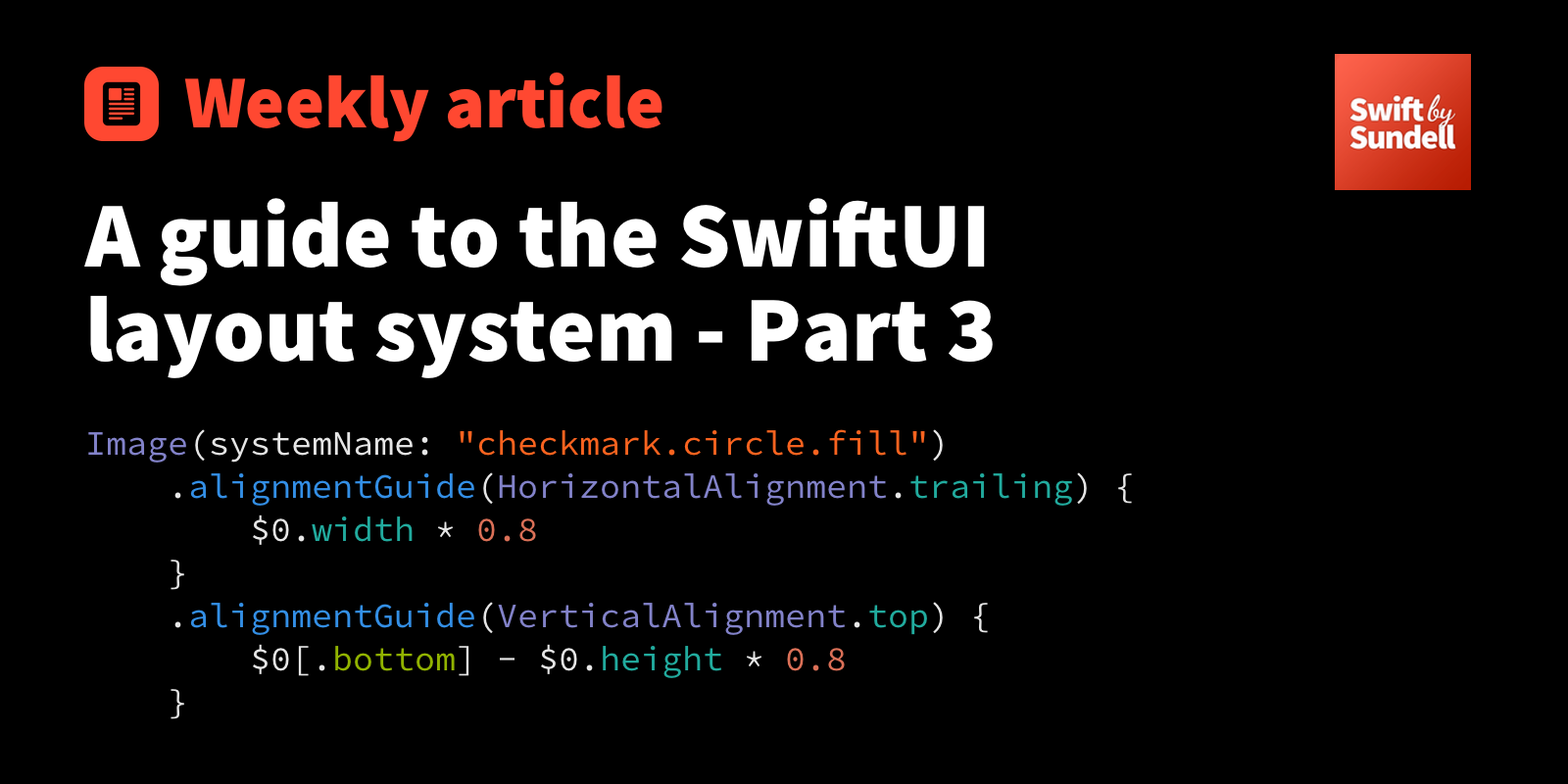 A guide to the SwiftUI layout system - Part 3 | Swift by Sundell